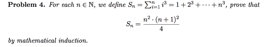 Solved Problem 4. For each n element of N, we define Sn = , | Chegg.com