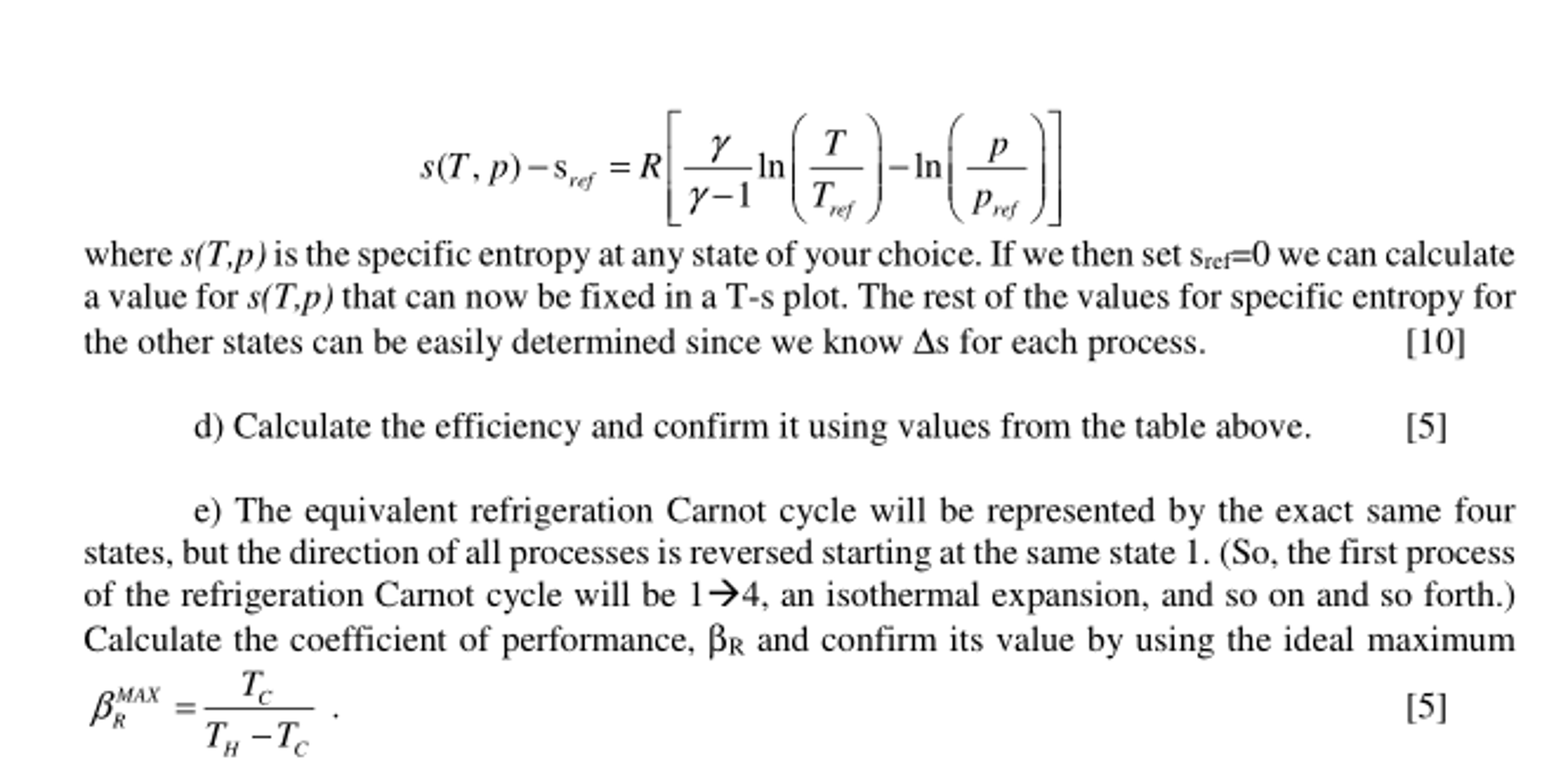 Solved Argon as an ideal gas executes a Carnot power cycle | Chegg.com