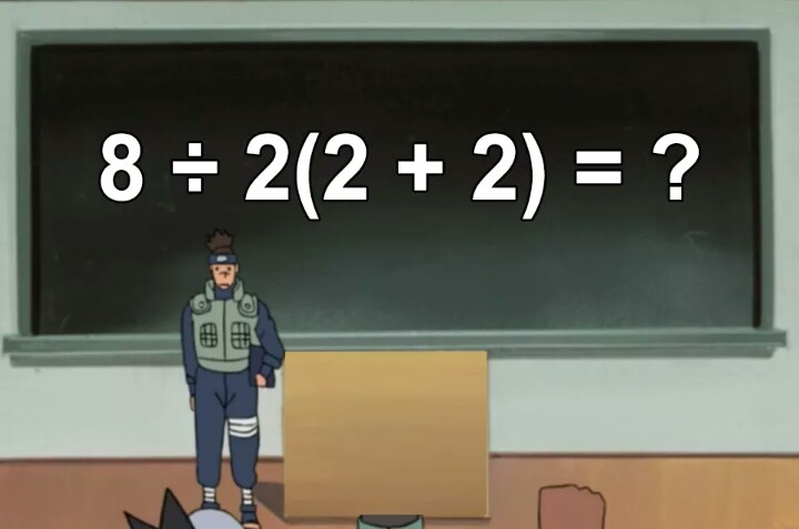 Solved 8 division 2(2 + 2) = ? | Chegg.com