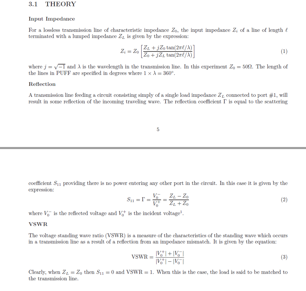 Solved (a) Using equation 1, derive expressions for a short | Chegg.com