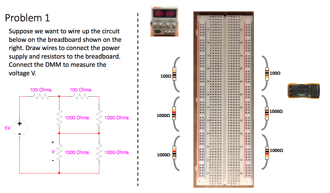 Solved 000 oso Problem 1 ABCDE Suppose we want to wire up | Chegg.com