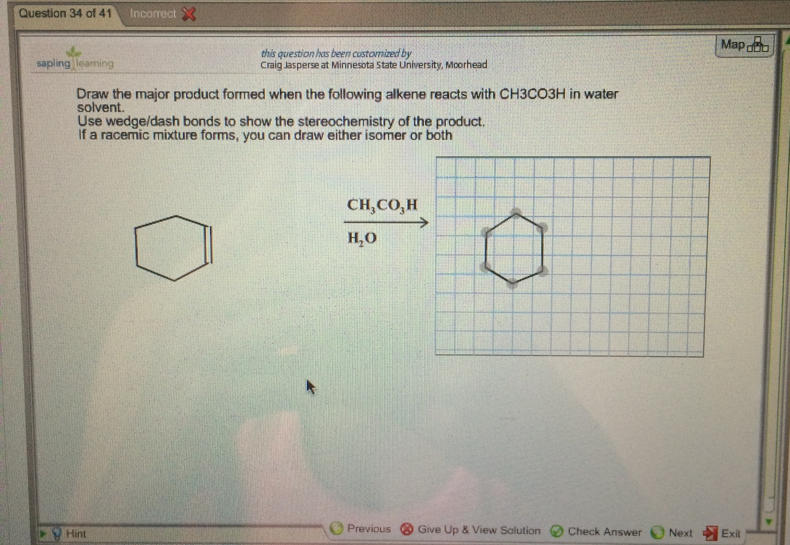 Solved Draw the major product formed when the following | Chegg.com