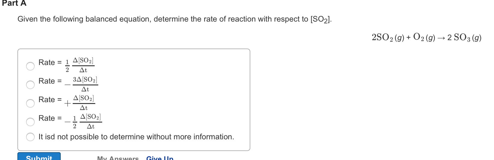 Solved Given the following balanced equation, determine the | Chegg.com