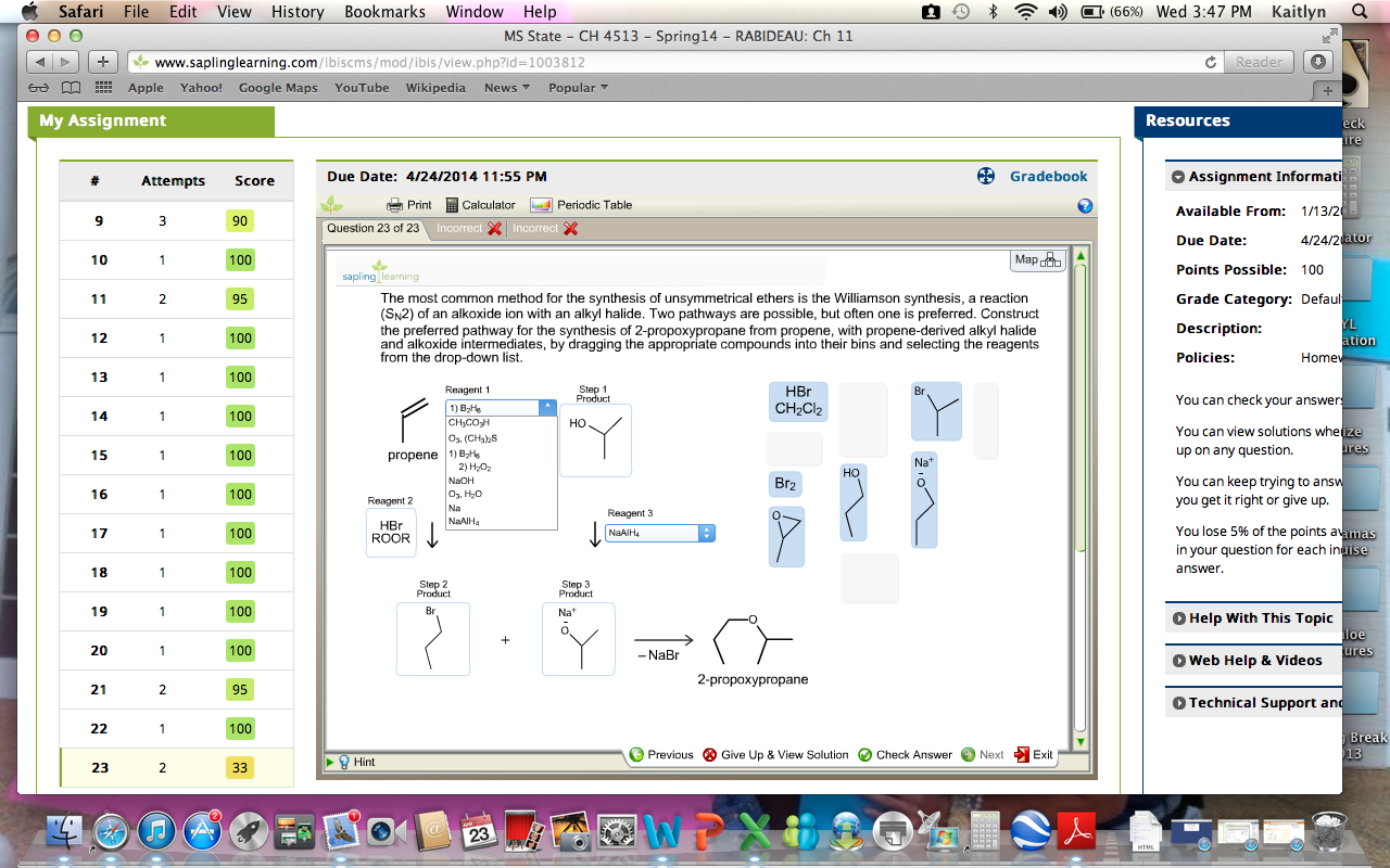 The most common method for the synthesis of | Chegg.com