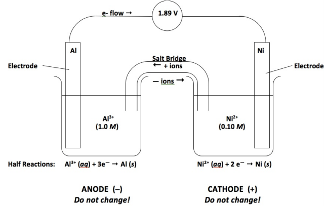 Solved A student is asked to draw a galvanic cell having | Chegg.com