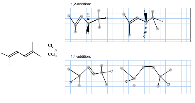 Solved 1. For each addition route of the reaction, draw the | Chegg.com