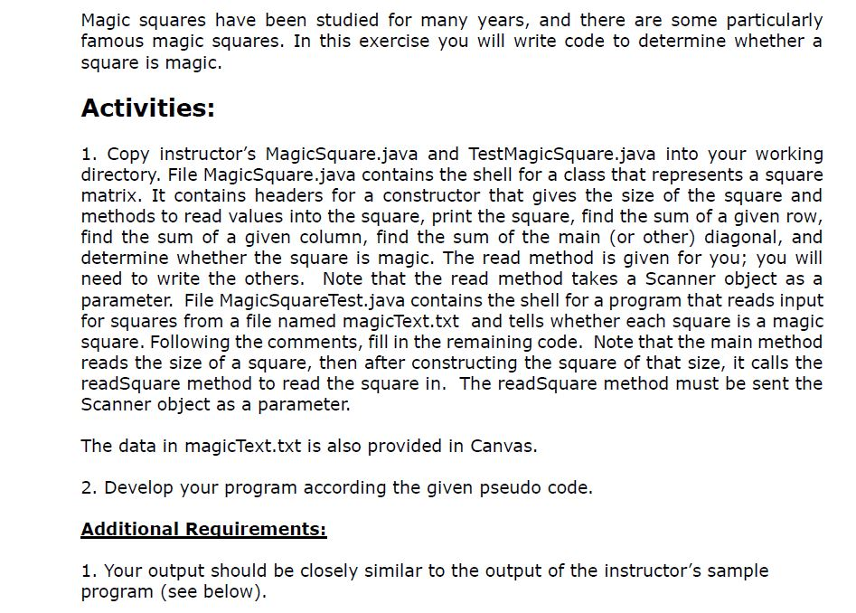 Solved This lab's objective is to exercise with usages of | Chegg.com