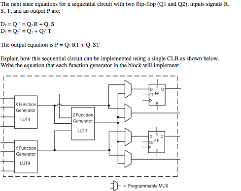 Solved The next state equations for a sequential circuit | Chegg.com