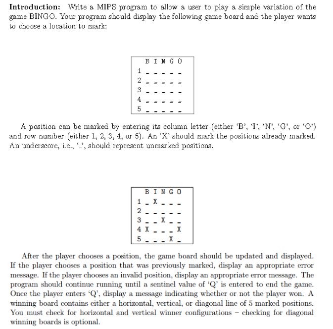 Solved Introduction Write A Mips Program To Allow A User To 5190
