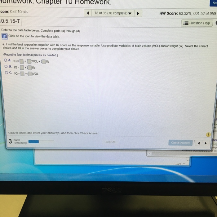 Solved omework. Chapter Homework. core: 0 of 10 pts 78 of | Chegg.com
