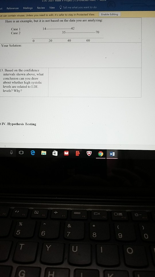 Stat 3001 Week 4 Project 1 Protected View Word