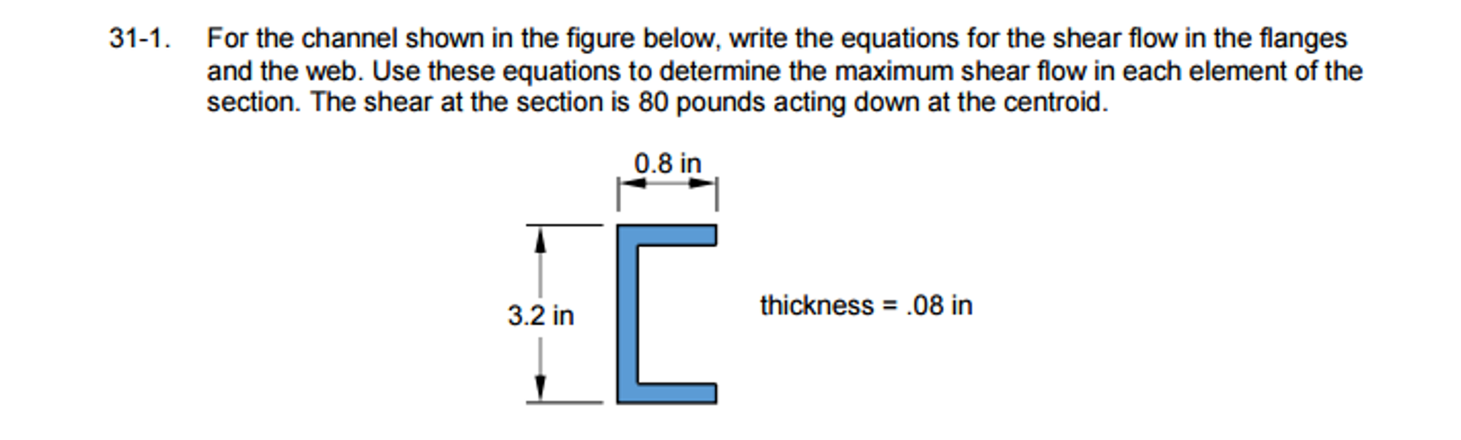 1. For the channel shown in the figure below, write | Chegg.com