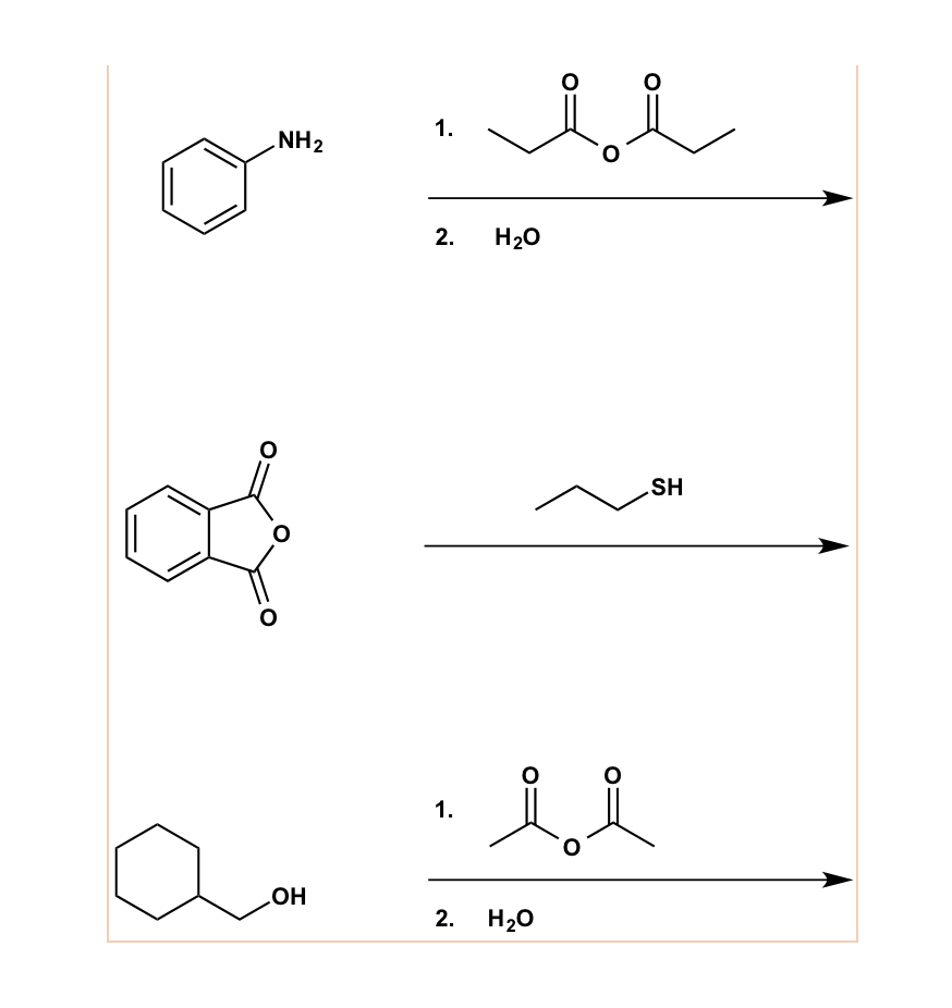 Solved 00 1. NH2 O 2. H2O O VSH O O 00 O OH 2, H2O ou ou ou | Chegg.com