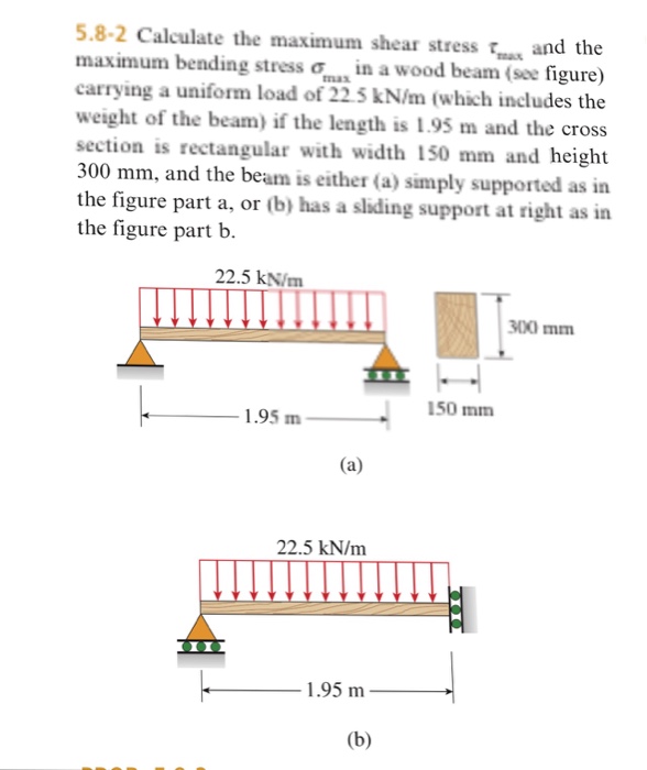Solved Calculate the maximum shear stress ?max and the | Chegg.com