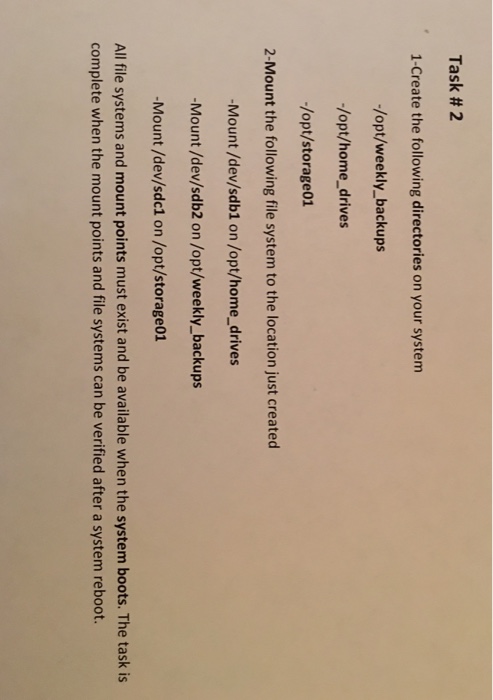 Solved 1-Create the following directories on your system | Chegg.com