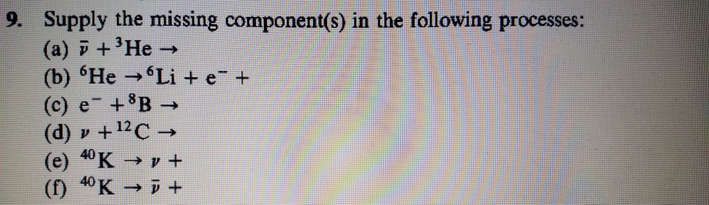 Solved Supply the missing component(s) is the following | Chegg.com