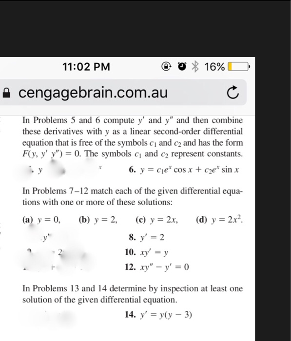 Solved Compute y' and y Solved Compute y' and y