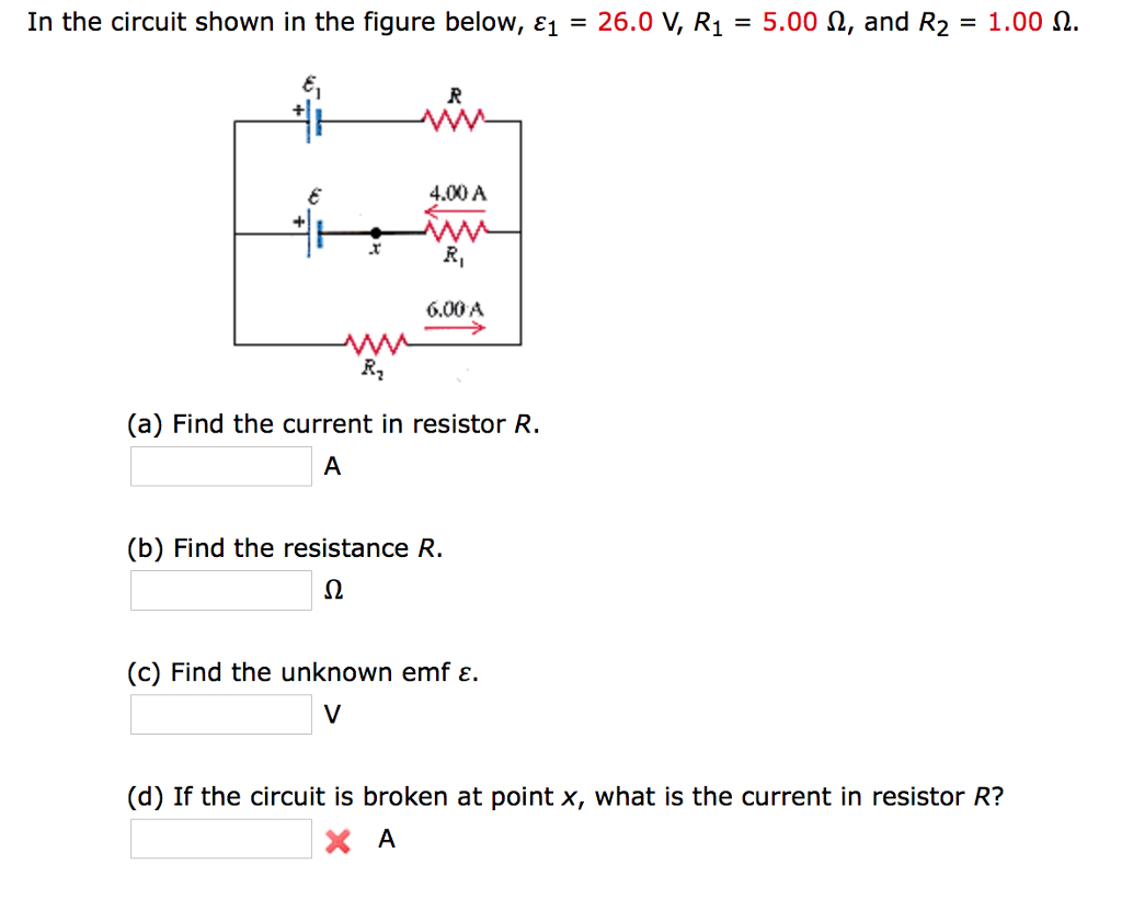 Solved In the circuit shown in the figure below, ε| = 26.0 | Chegg.com