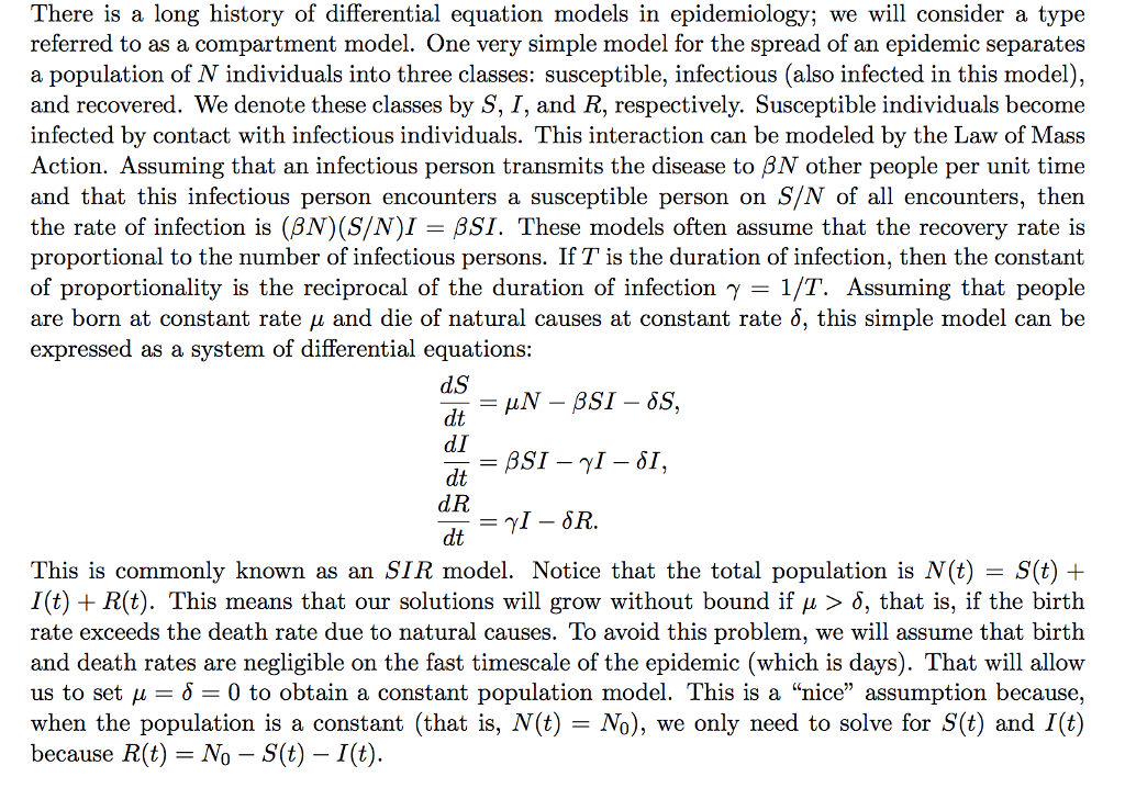 There is a long history of differential equation | Chegg.com