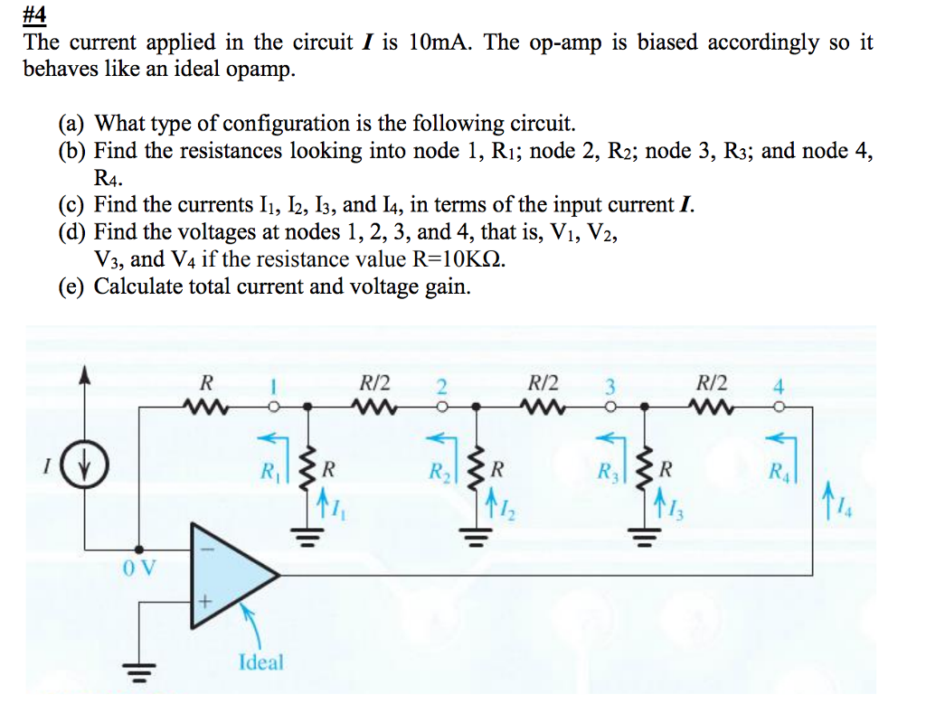 Solved The current applied in the Circuit I is 10mA. The | Chegg.com