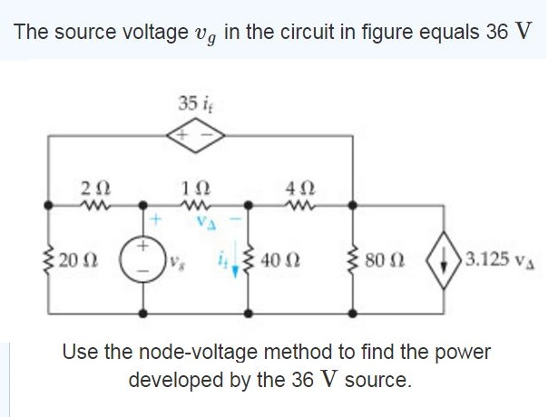 Solved The source voltage upsilon_g in the circuit in figure | Chegg.com