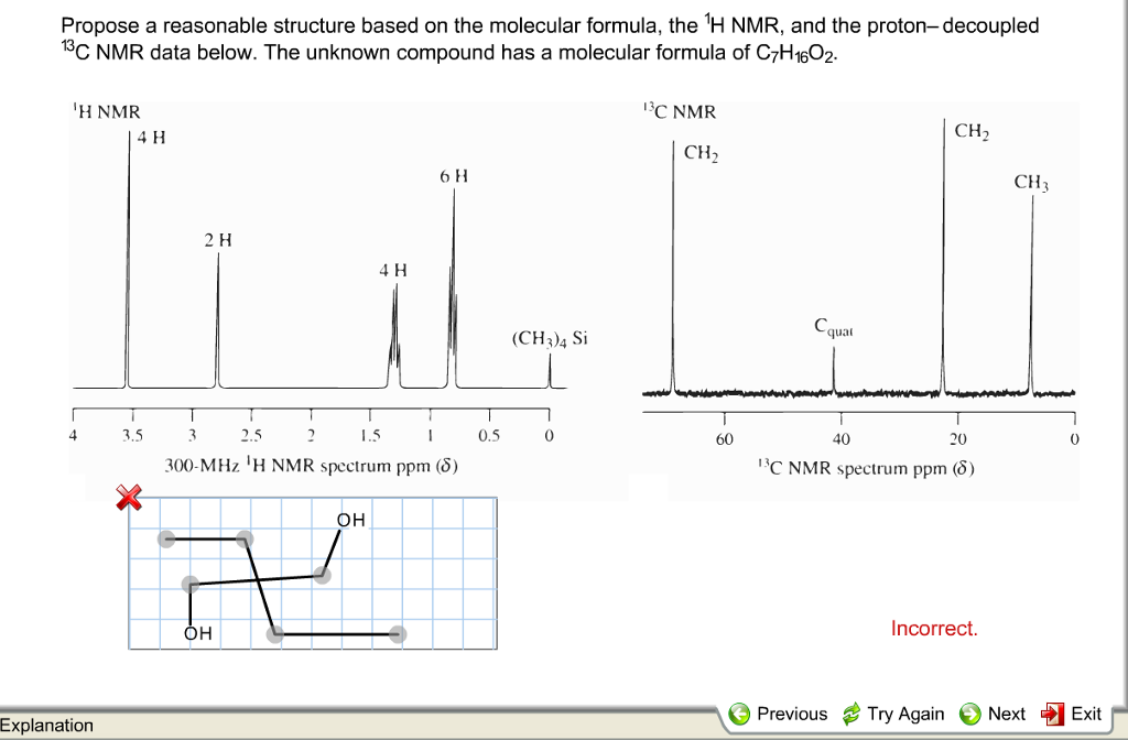 Solved Propose A Reasonable Structure Based On The Molecular