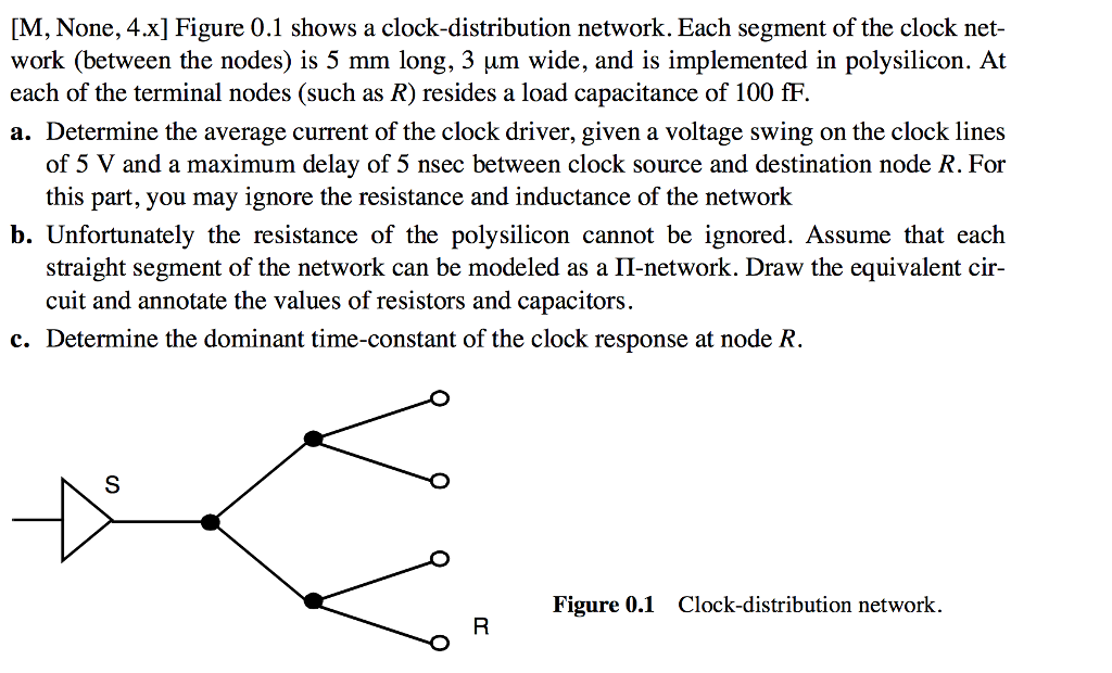 Solved M None 4 x Figure 0 1 Shows A Clock distribution Chegg solved-m-none-4-x-figure-0-1-shows-a-clock-distribution-chegg