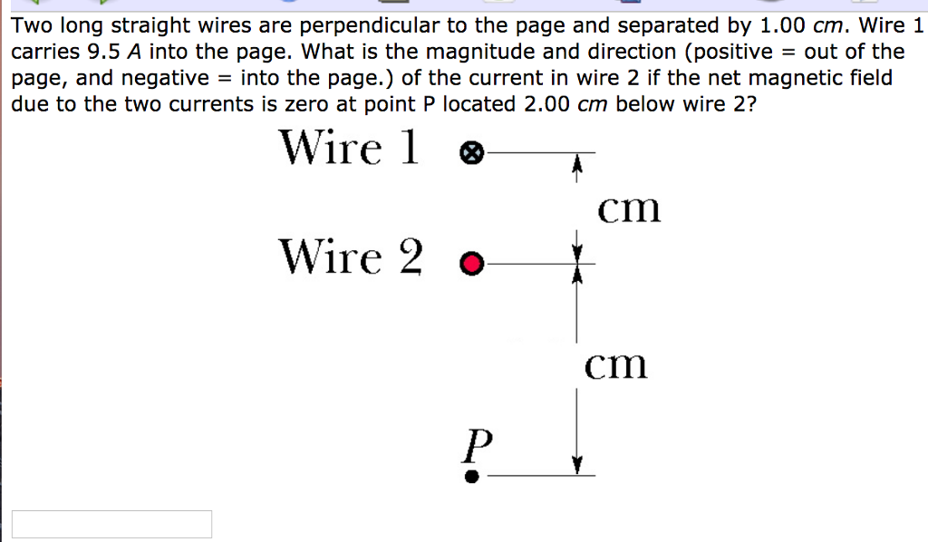 Solved Two long straight wires are perpendicular to the page | Chegg.com