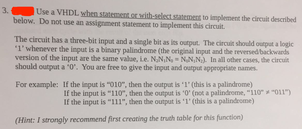 Solved Use A Vhdl When Statement Or With Select Statement To 4788