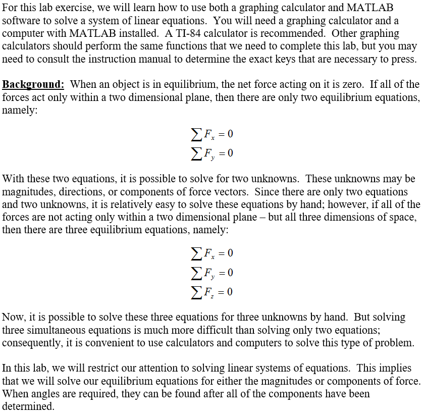 Solved For this lab exercise, we will learn how to use both | Chegg.com