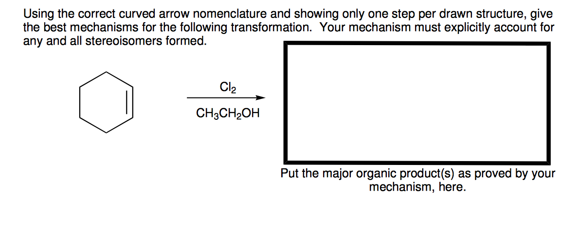 Solved Using the correct curved arrow formalism and showing | Chegg.com