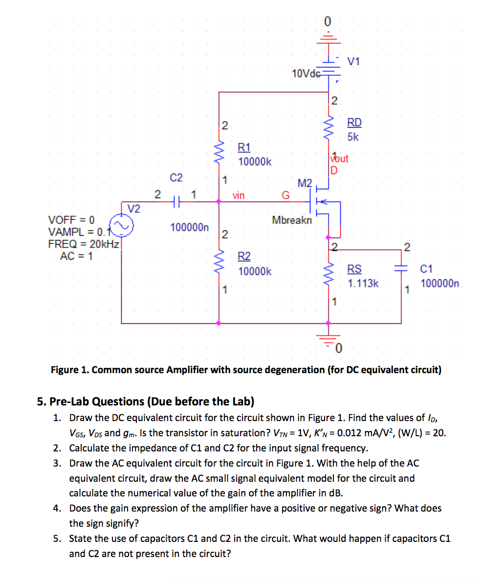 Solved Draw the DC equivalent circuit for the circuit shown | Chegg.com