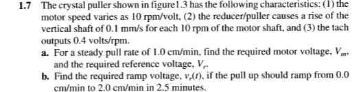 The crystal puller shown in figure1.3 has the | Chegg.com