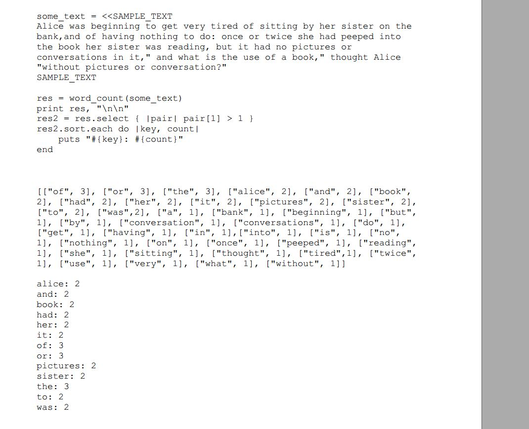 Solved Problem 3 Write a function word_count(s) that parses | Chegg.com