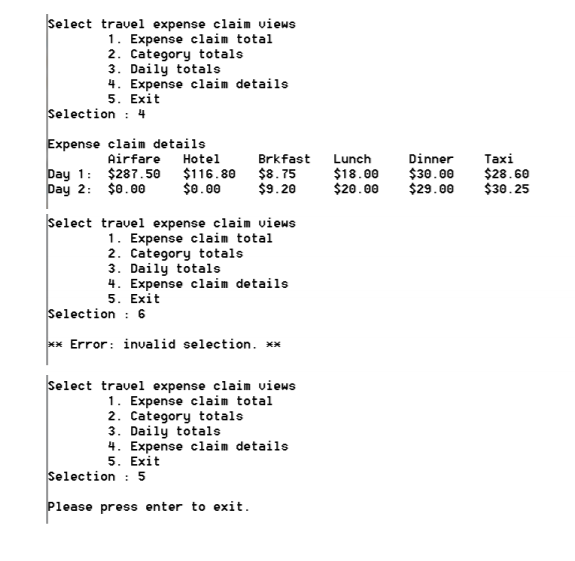 Solved Program 4.2. Write a program to assist travelers in | Chegg.com