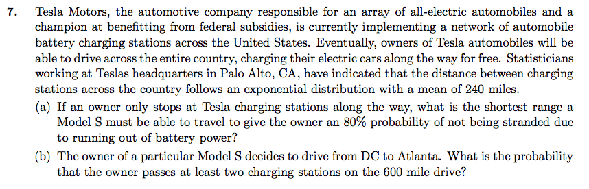 Solved Tesla Motors, the automotive company responsible for | Chegg.com