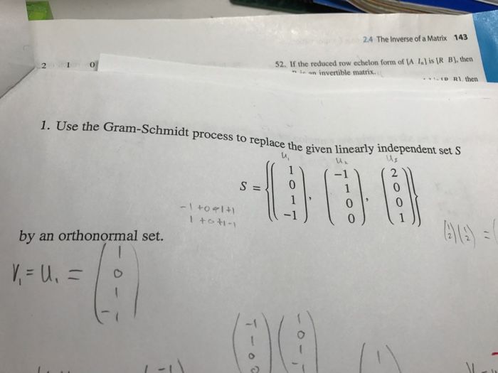 Solved 2. Find QR Factorization of the matrix, whose columns | Chegg.com
