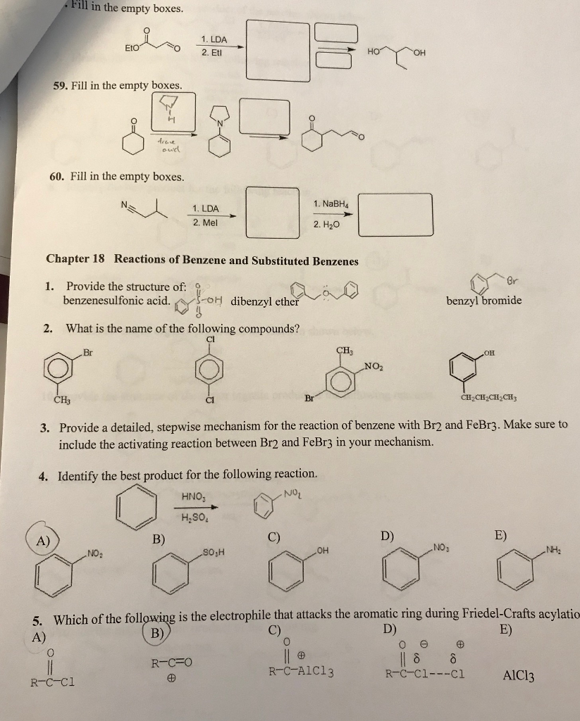 Solved Fill in the empty boxes. 826 1. LDA 2. Etl 59. Fill | Chegg.com