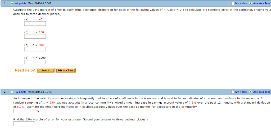 Solved Calculate The 95 Margin Of Error In Estimating A Chegg solved-calculate-the-95-margin-of-error-in-estimating-a-chegg