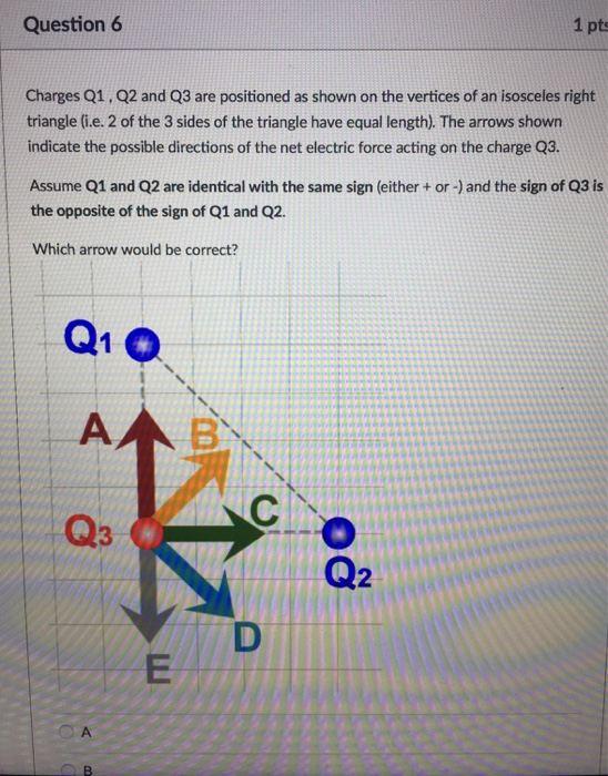 Solved Charges Q1, Q2 and Q3 are positioned as shown on the | Chegg.com