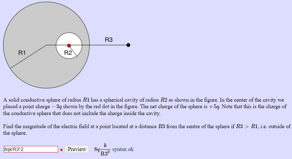 Solved R3 R1 R2 A solid conductive sphere of radius R1 has a | Chegg.com