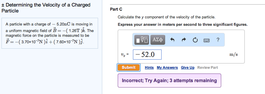 Solved Determining the Velocity of a Charged Particle A | Chegg.com
