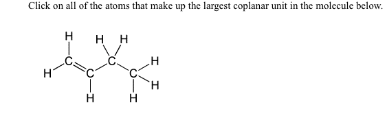 Solved Click on all of the atoms that make up the largest | Chegg.com