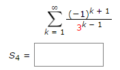 Solved Find the fourth partial sum of the series | Chegg.com