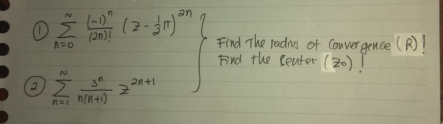 Solved an (2n)! Fndl the Keuter (20) 2n+l nei n(nti) | Chegg.com