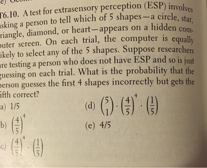 Extrasensory Perception Test