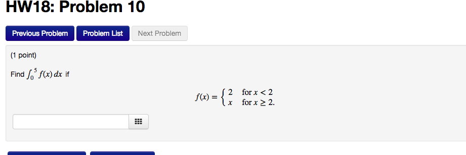Solved Hw18 Problem 10 Prevlous Problem Problem List Next 