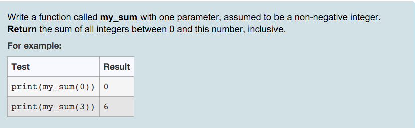 Solved Python Write A Function Called Mysum With One 2764