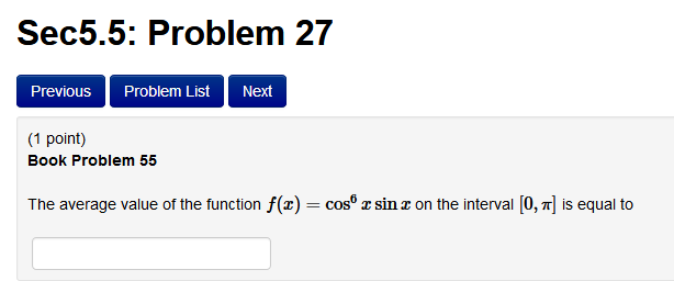 Solved Sec5.5: Problem 27 Previous Problem List Next (1 | Chegg.com