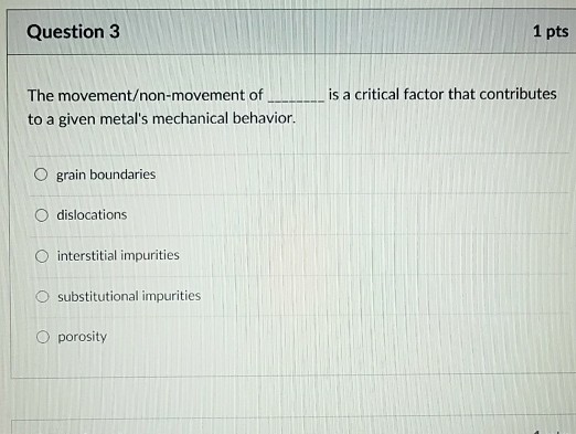 Solved The movement/non-movement of _____ is a critical | Chegg.com